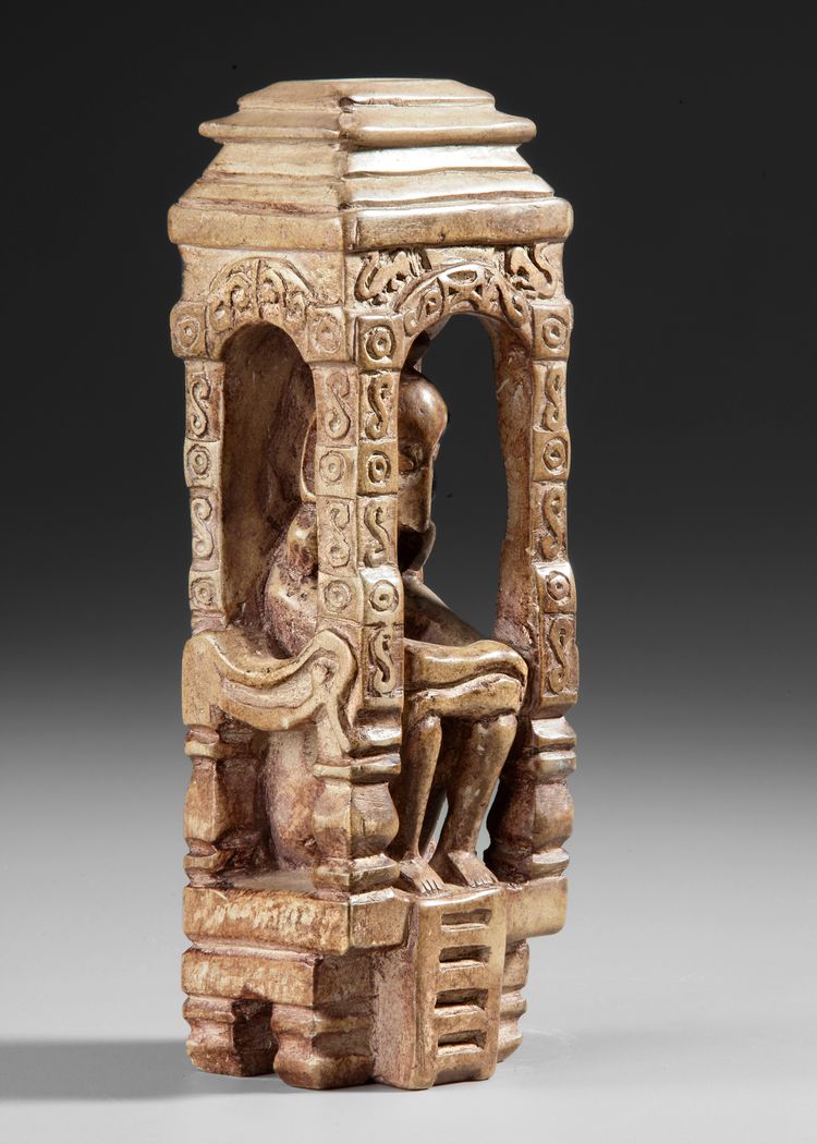 Moluccas. Leti or Tanimbar ancestor carving in stone.