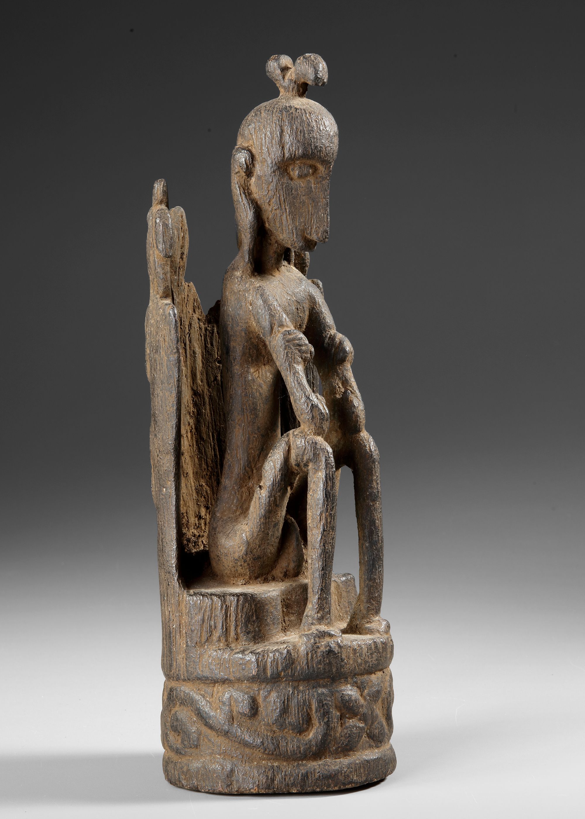 Moluccas. Leti or Tanimbar ancestor carving