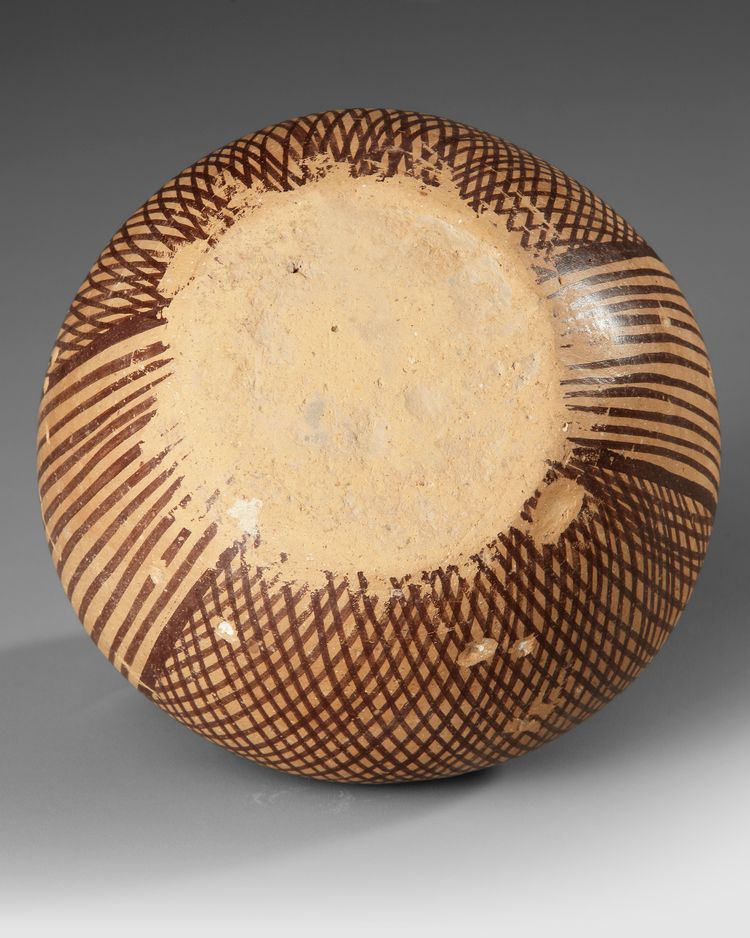 A CHINESE PAINTED POTTERY JAR, NEOLITHIC PERIOD, BANSHAN CULTURE, GANSU ...