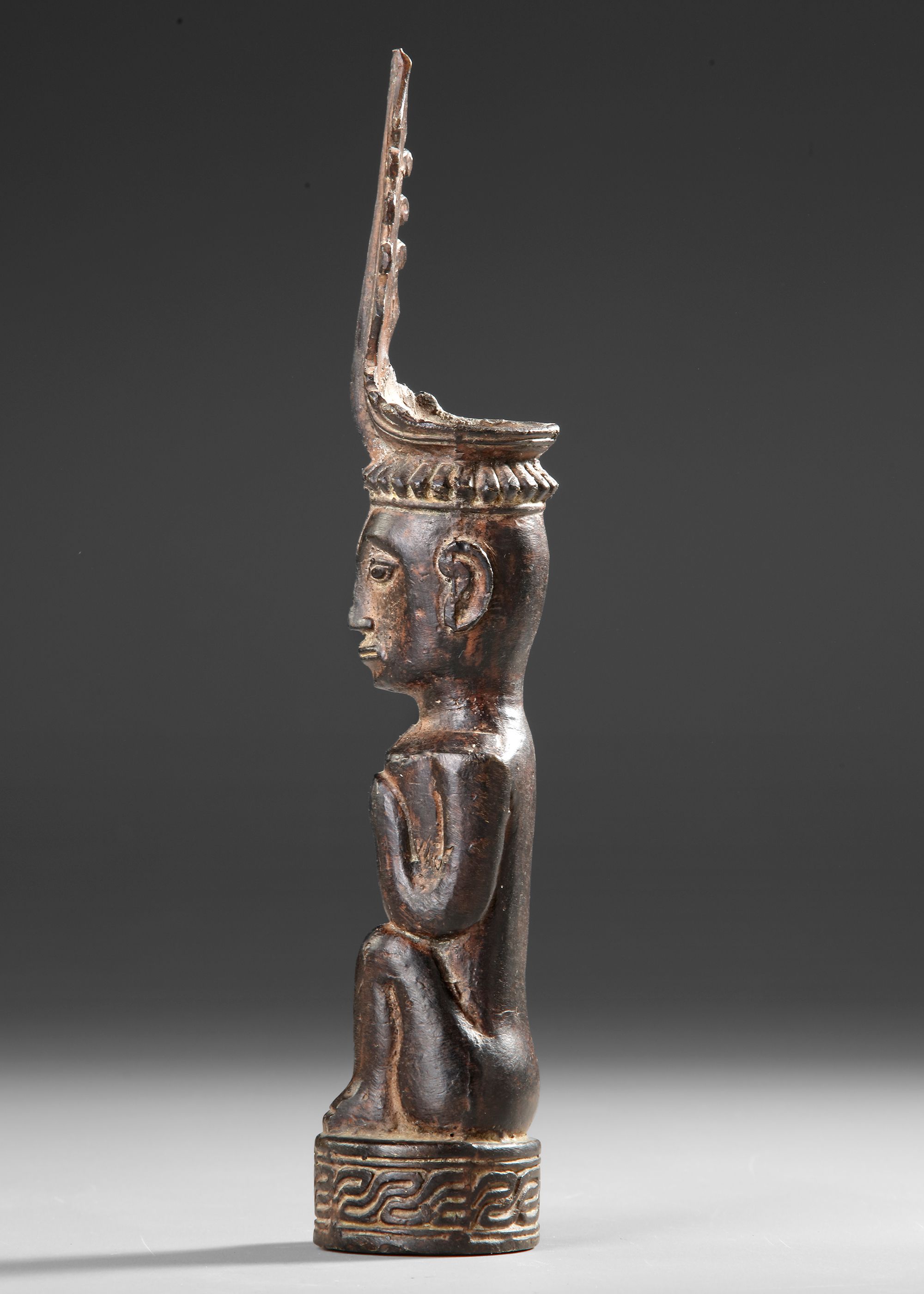 Nias. Ancestor statue in bronze