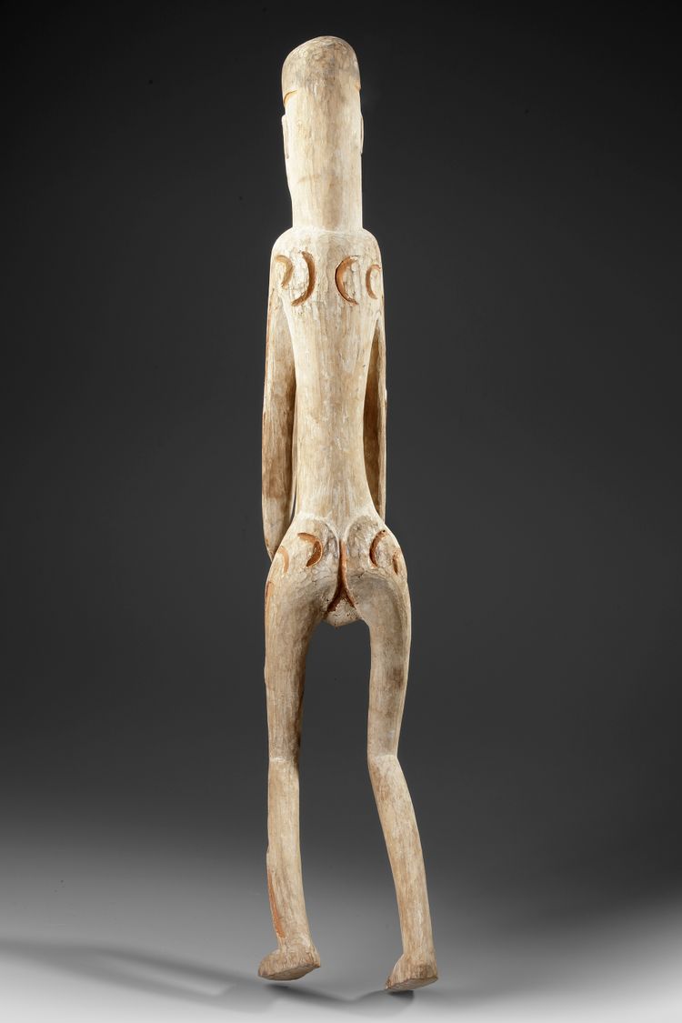 Asmat. Ancestor carving. Collected by Jac Hoogerbrugge in the 1960’s or ...