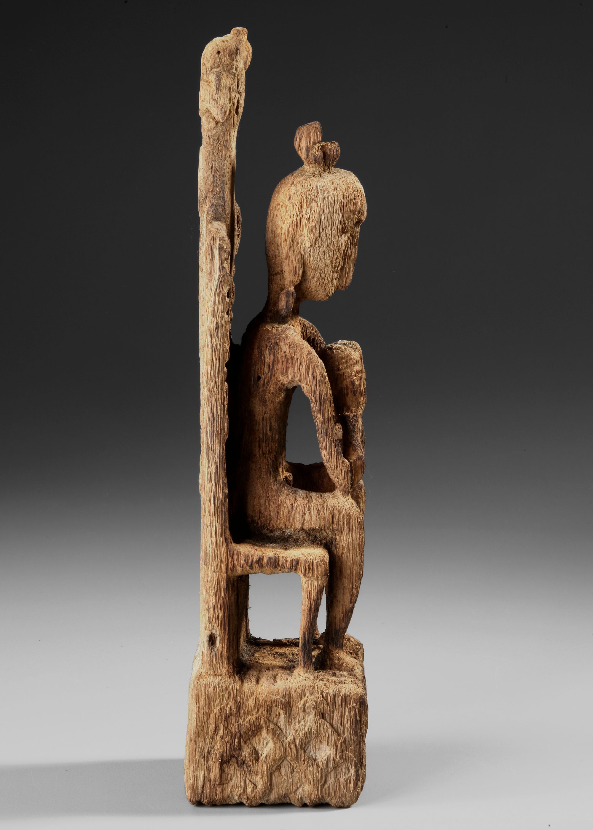 Moluccas. Leti or Tanimbar ancestor carving.