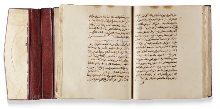 AN ILLUMINATED QURAN WRITTEN IN MAGHRIBI SCRIPT, NORTH AFRICA PROBABLY ...