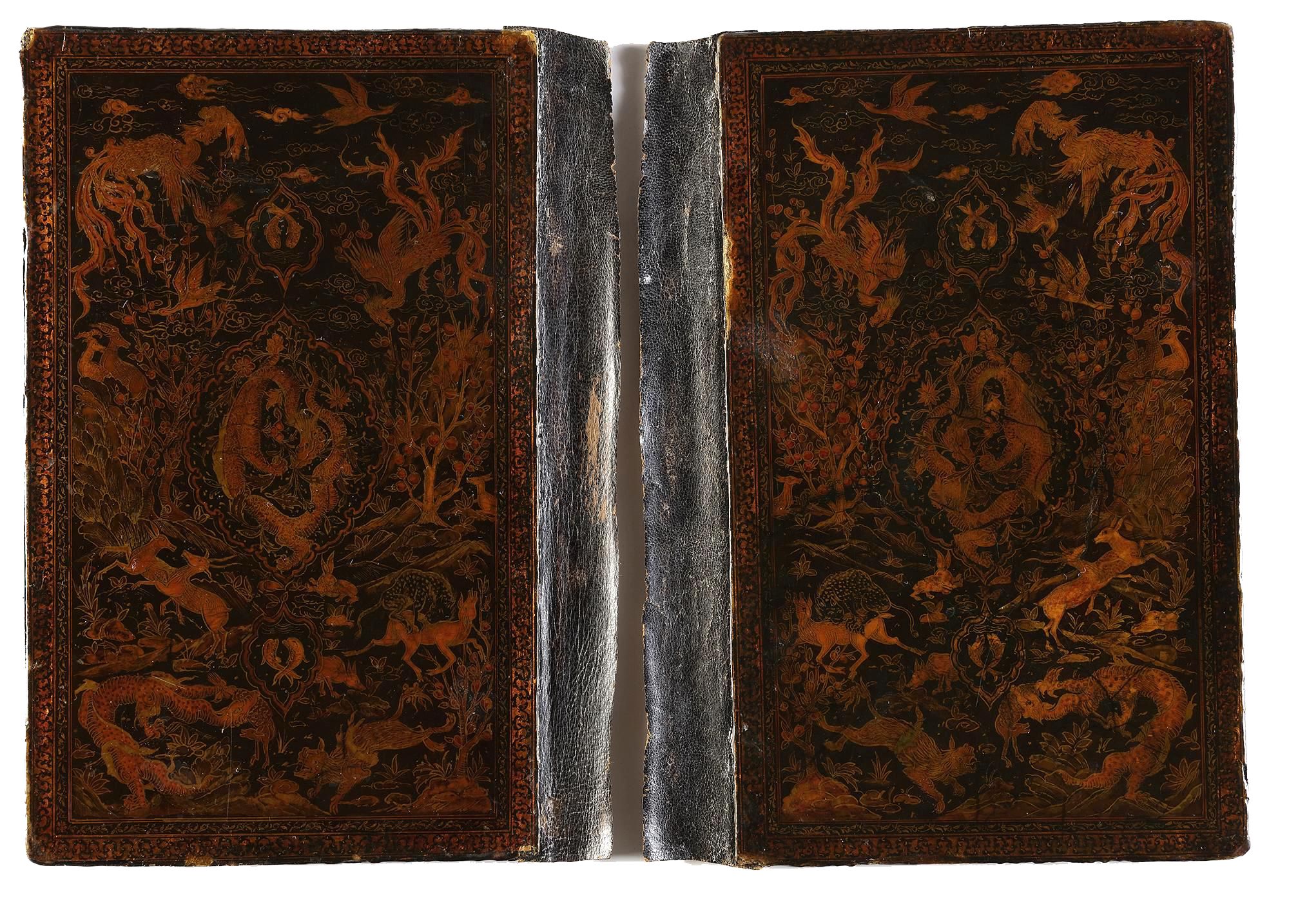 A QAJAR BOOK BINDING, 19TH CENTURY